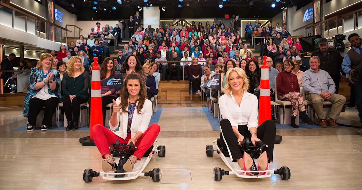 Watch trailblazing driver Danica Patrick and Megyn Kelly race (in go-karts)