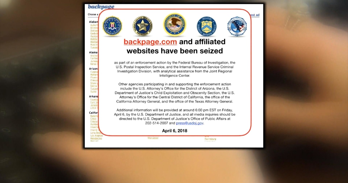 Federal authorities shut down classified ads site Backpage