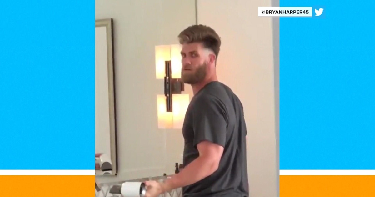 Washington Nationals’ Bryce Harper’s hair secret is revealed