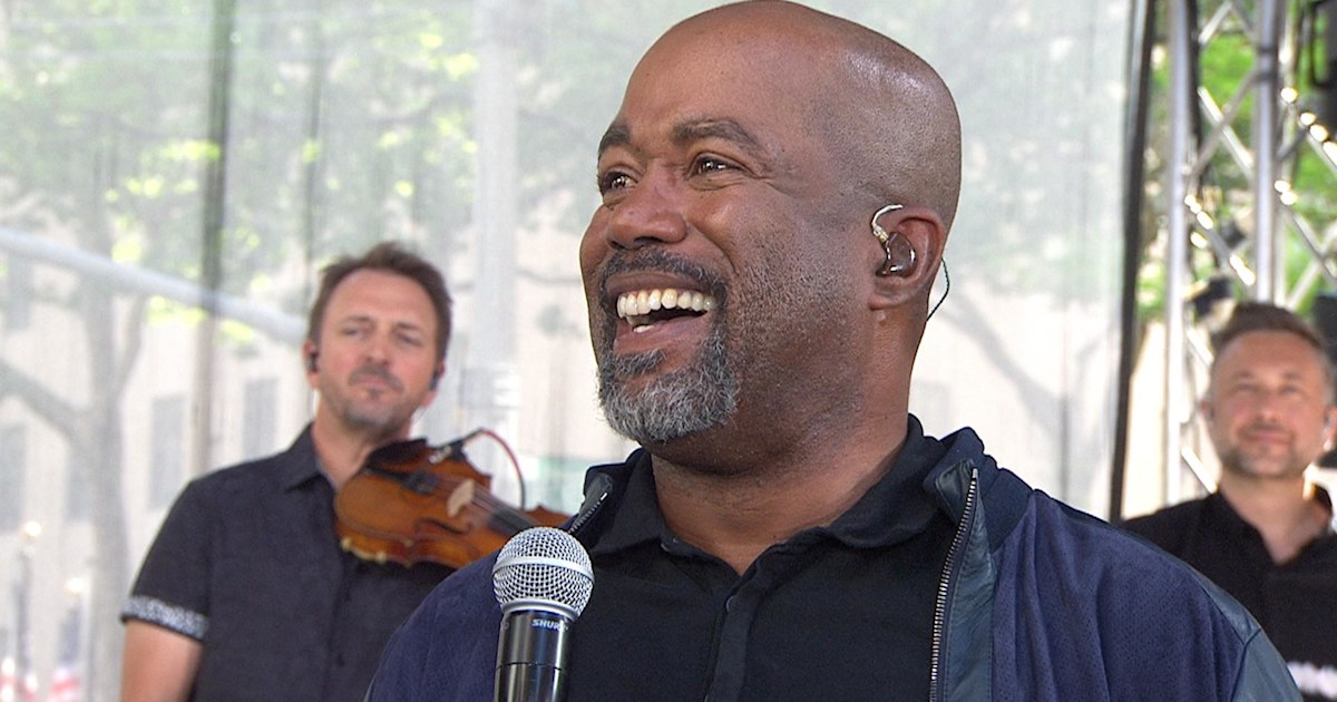 Darius Rucker: ‘It still feels great’ to perform live on TODAY
