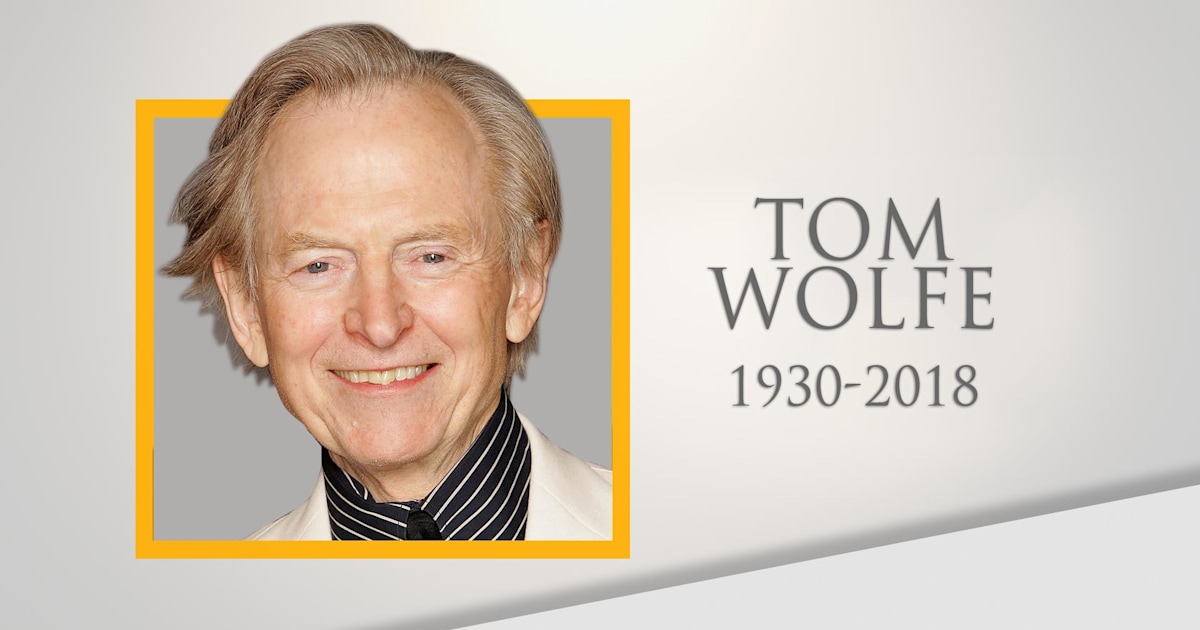 Life well lived: Legendary writer Tom Wolfe dies at 88