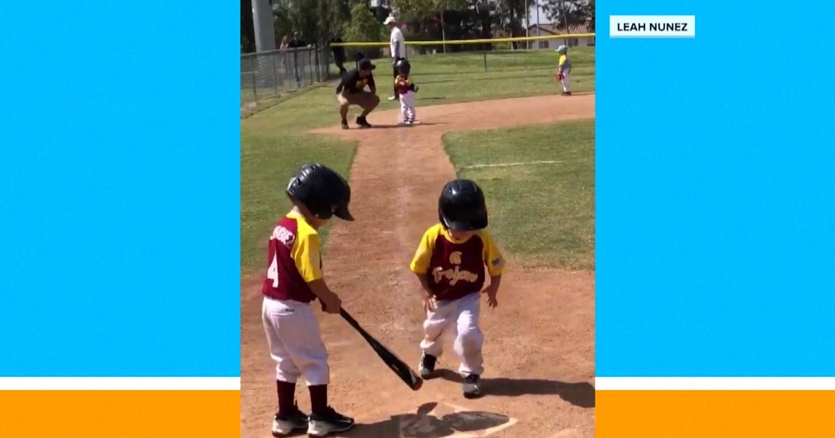 Watch this 3-year-old run for home plate (in slow motion)