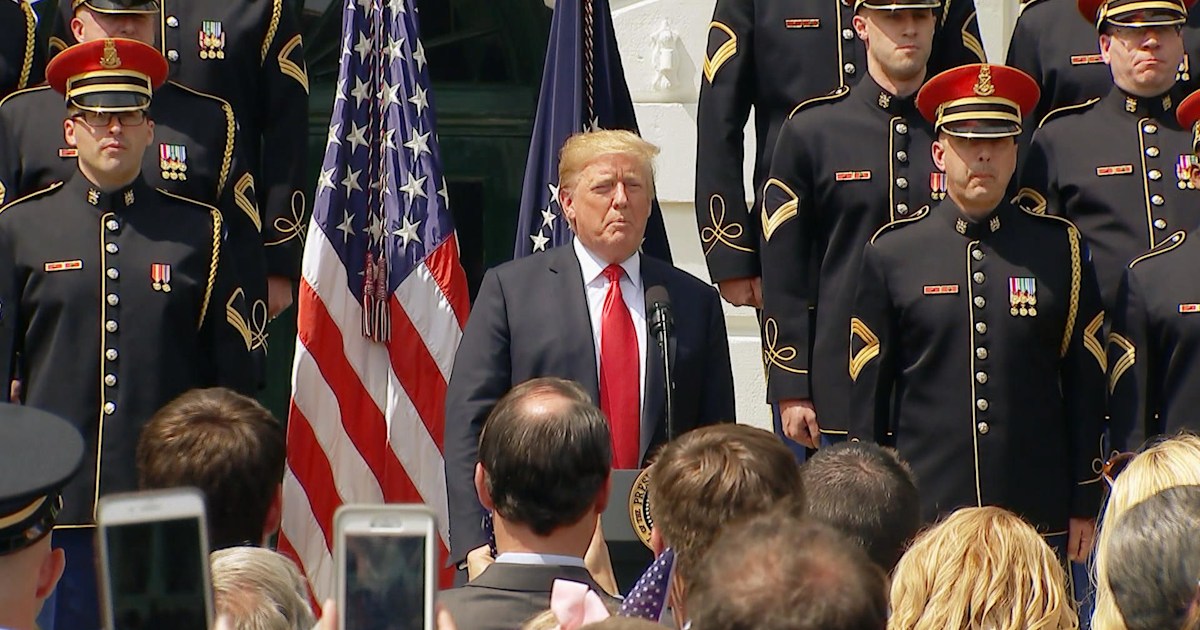 Trump holds ‘Celebrate America’ ceremony without Philadelphia Eagles