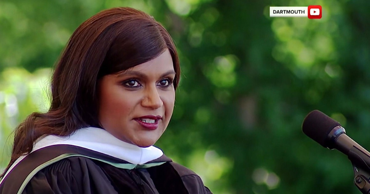 Mindy Kaling delivers inspiring commencement speech