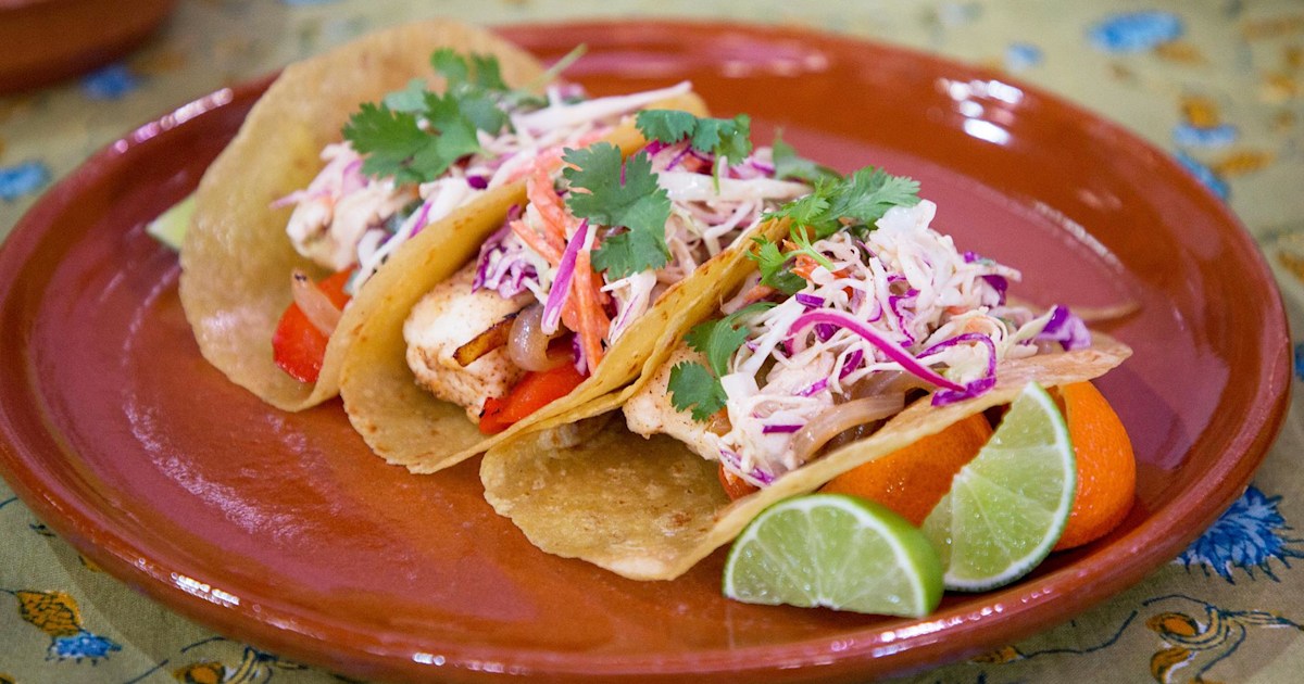 Get Daphne Oz’s recipe for easy fish tacos and citrus sparklers