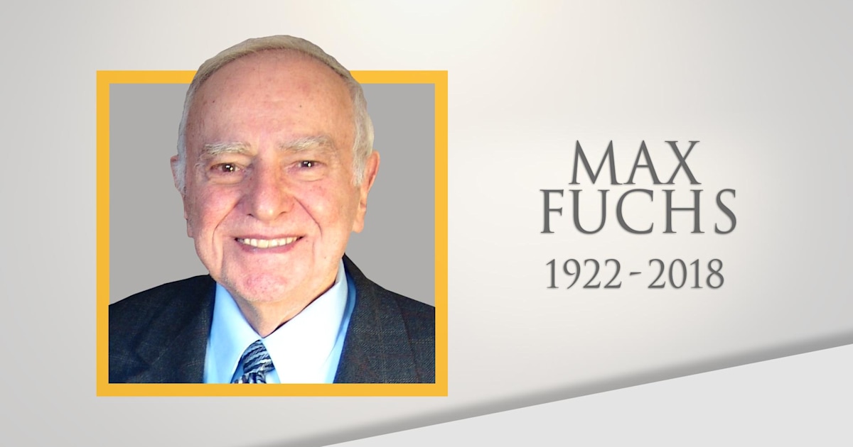 Life well lived: Max Fuchs, part of a Jewish ceremony in Hitler’s ...