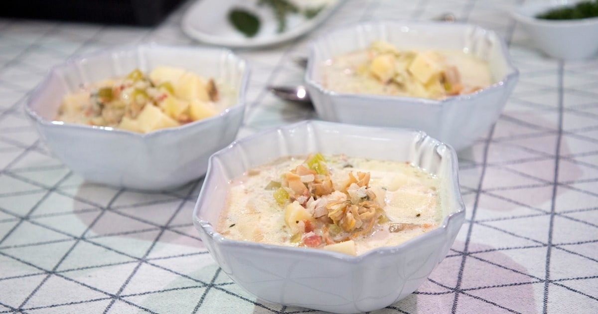 New England vs. Manhattan clam chowder – see which one the TODAY team ...