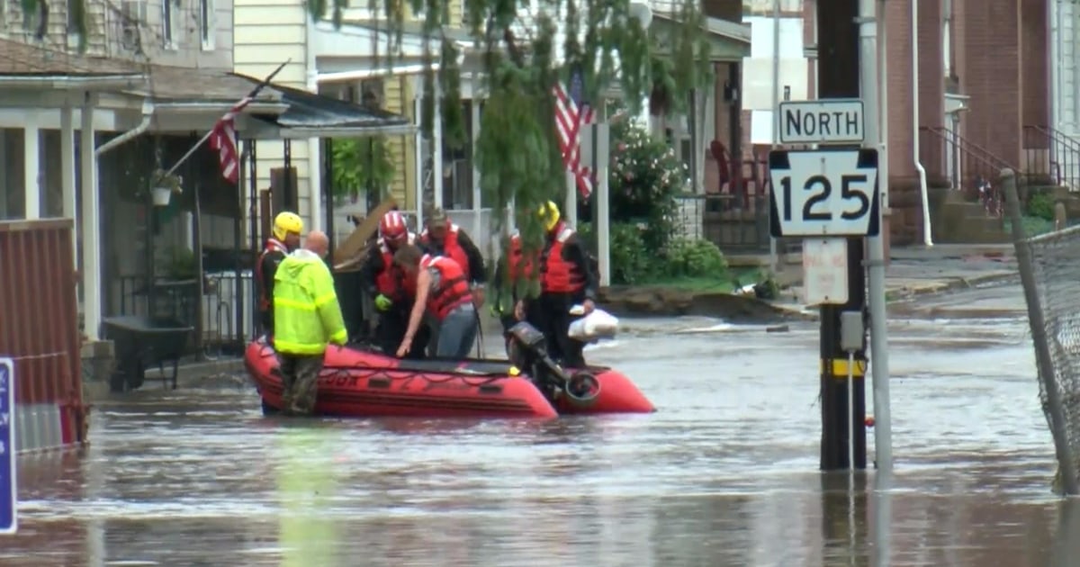 Northeast hit by severe flooding with more rain in forecast