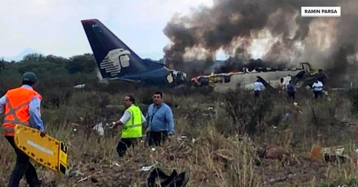 Shocking video emerges from Mexico plane crash