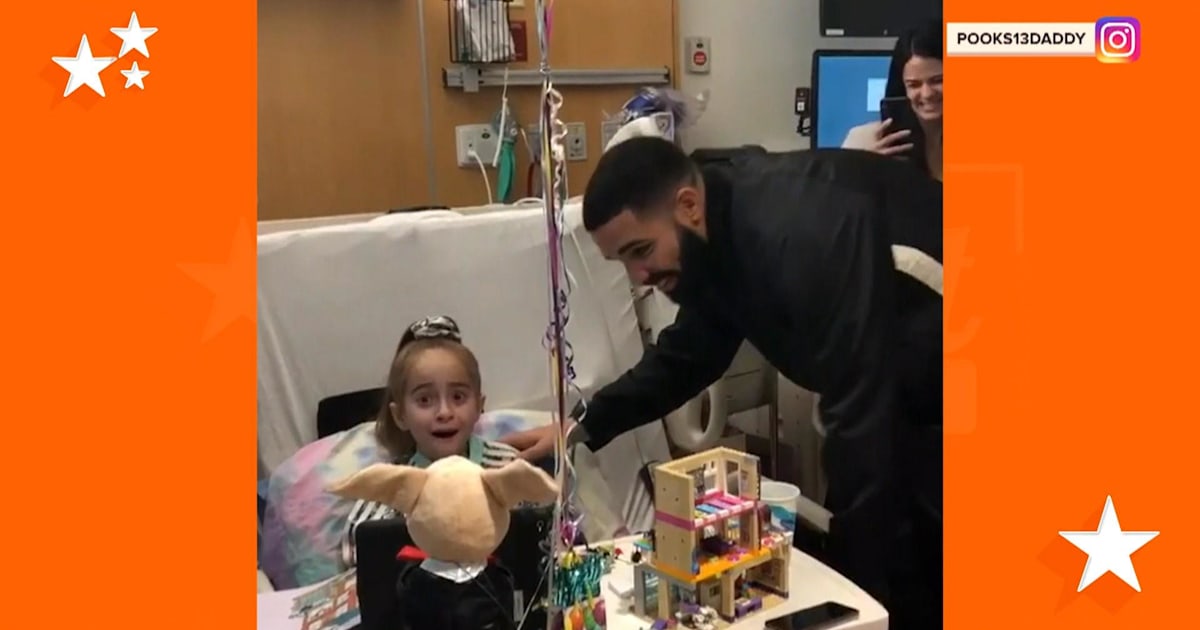 Drake surprises a young heart transplant patient — and her reaction is ...