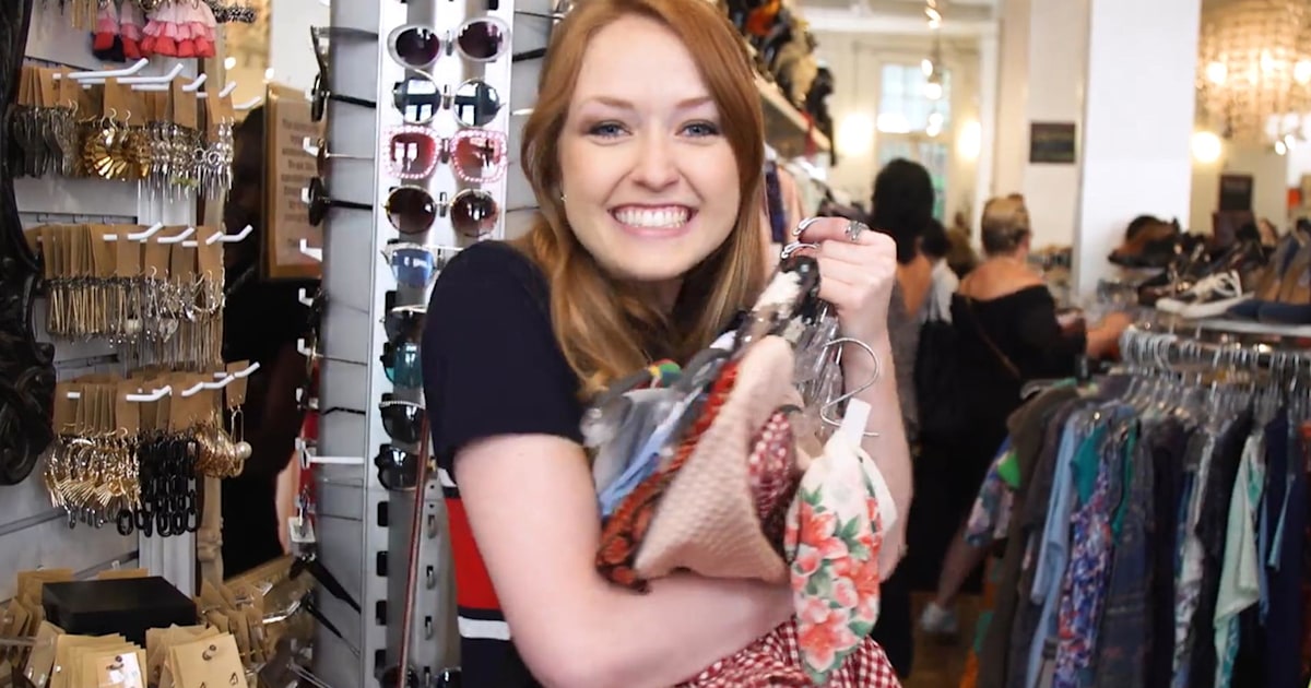 Change for a $20: We went shopping at a secondhand store for date night