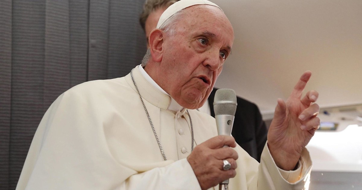 Pope Francis defends Catholic Church’s handling of sex abuse