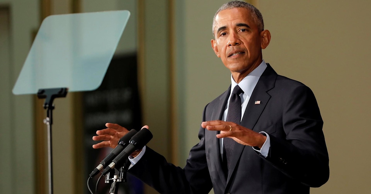 Obama returns to campaign trail, directly attacking Trump