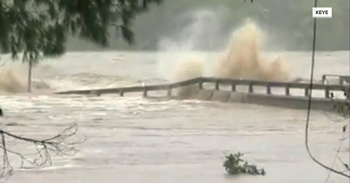 Catastrophic flooding in Texas causes evacuations, bridge destruction