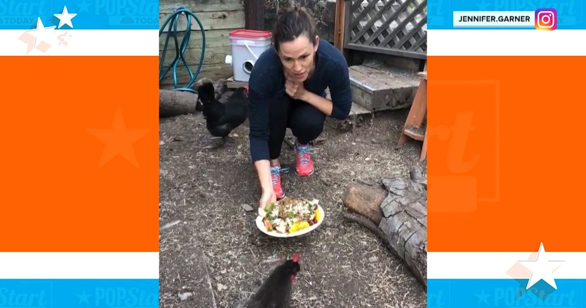 Jennifer Garner tells Ellen DeGeneres about her chicken drama