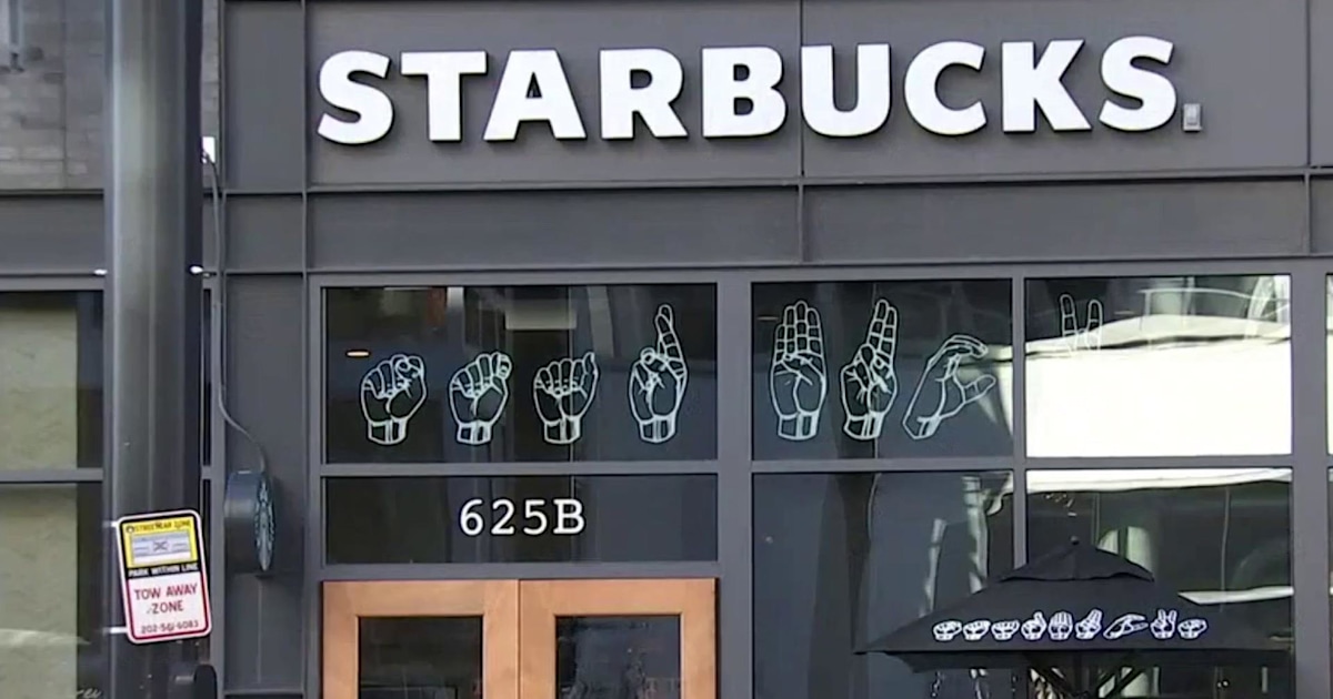 Starbucks opens 1st U.S. sign language store