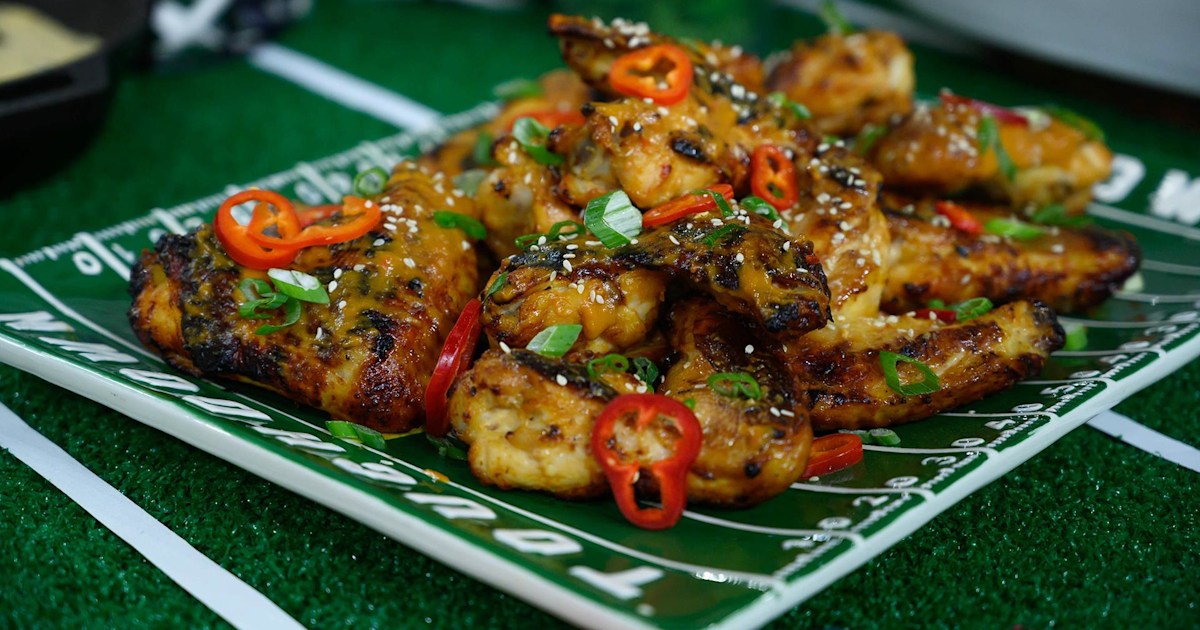 Football food: Make Daphne Oz’s sesame wings and skillet cookie
