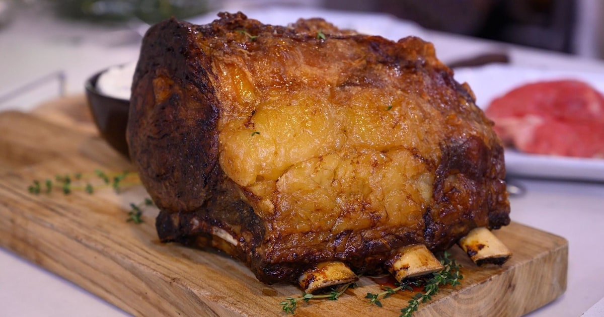 Make Curtis Stone’s slow-roasted prime rib