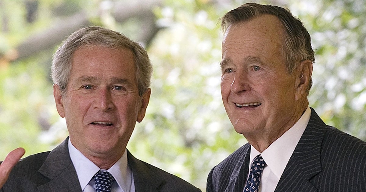 Former Presidents Bush, Obama and Clinton honor George H.W. Bush