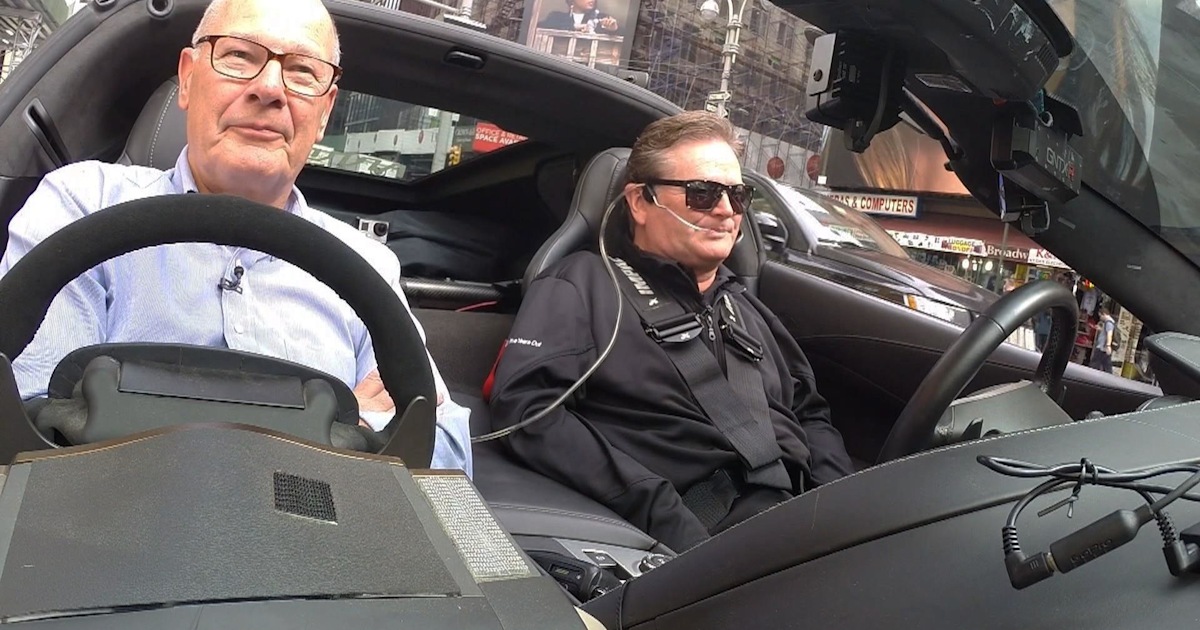 Paralyzed race car driver takes Harry Smith on ride in cutting-edge car