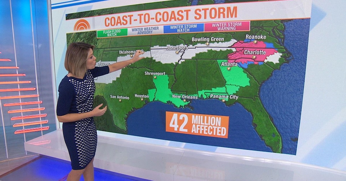 Forecast: Winter storm to sweep across the nation