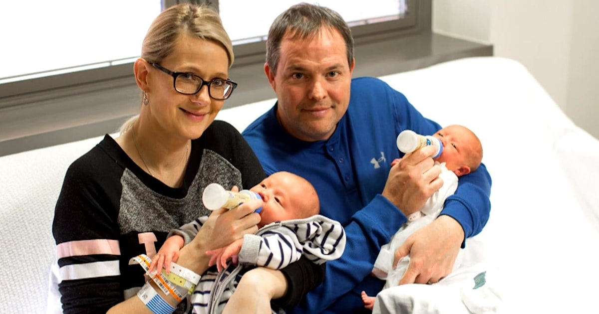 Couple opens up about welcoming 2 babies just 3 weeks apart
