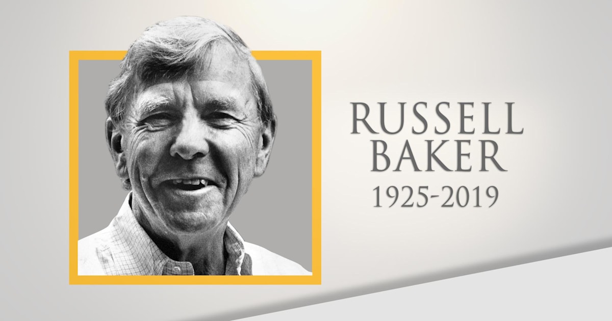 American author Russell Baker dies at 93