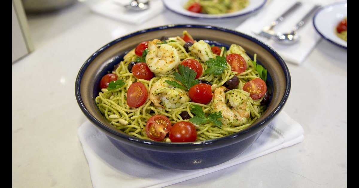 Make Randy Altig’s Mediterranean pasta and chocolate mousse