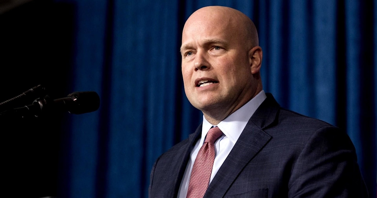 Acting AG Whitaker set to testify before House panel
