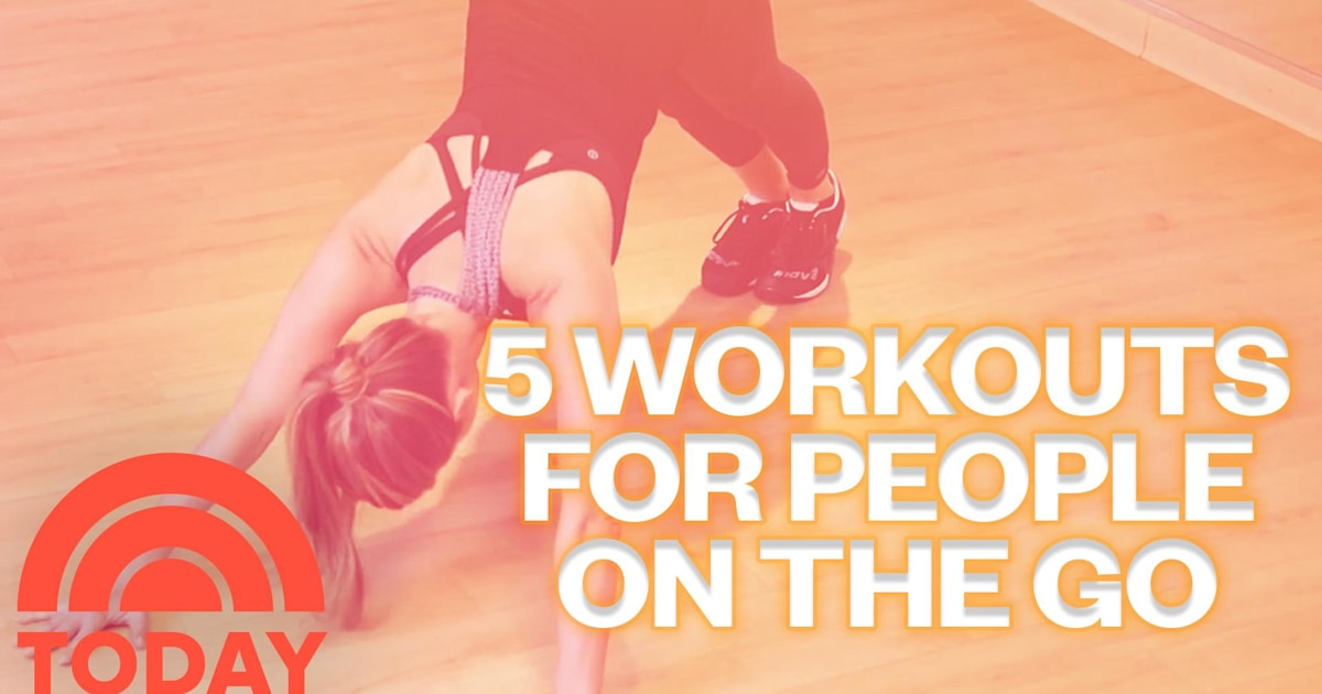 5 workouts for people on the go