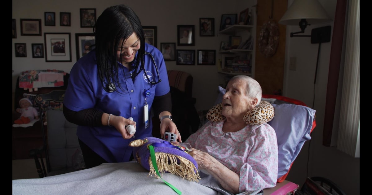 What is hospice? 1 nurse demonstrates the compassion in hospice care