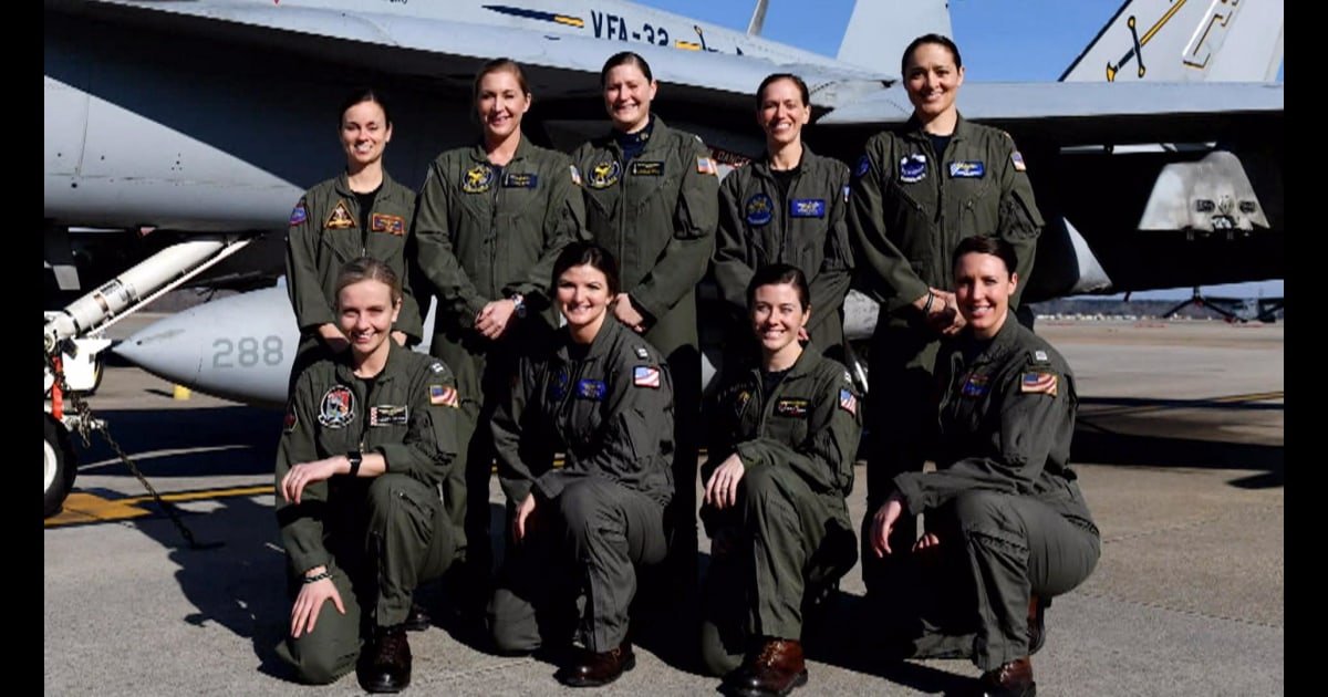 Meet the first-ever all-female flyover team