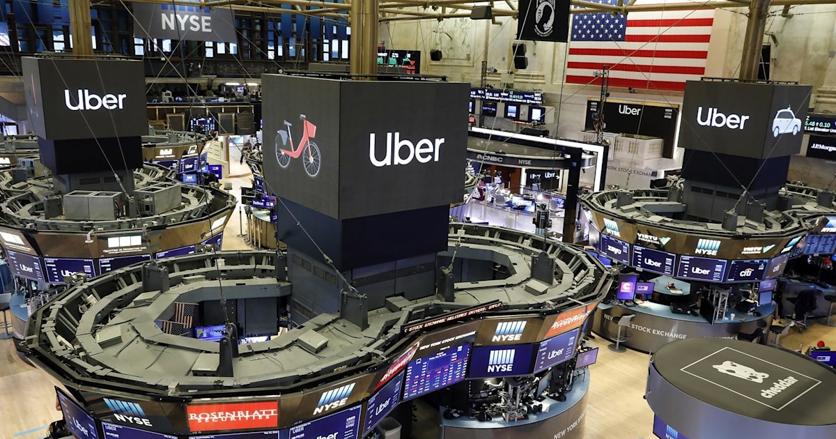 Uber goes public with $45 per share