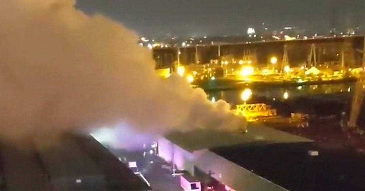 Chemical fire breaks out near New York City