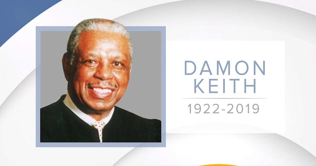 Federal judge and civil rights trailblazer Damon Keith dies at 96 years old