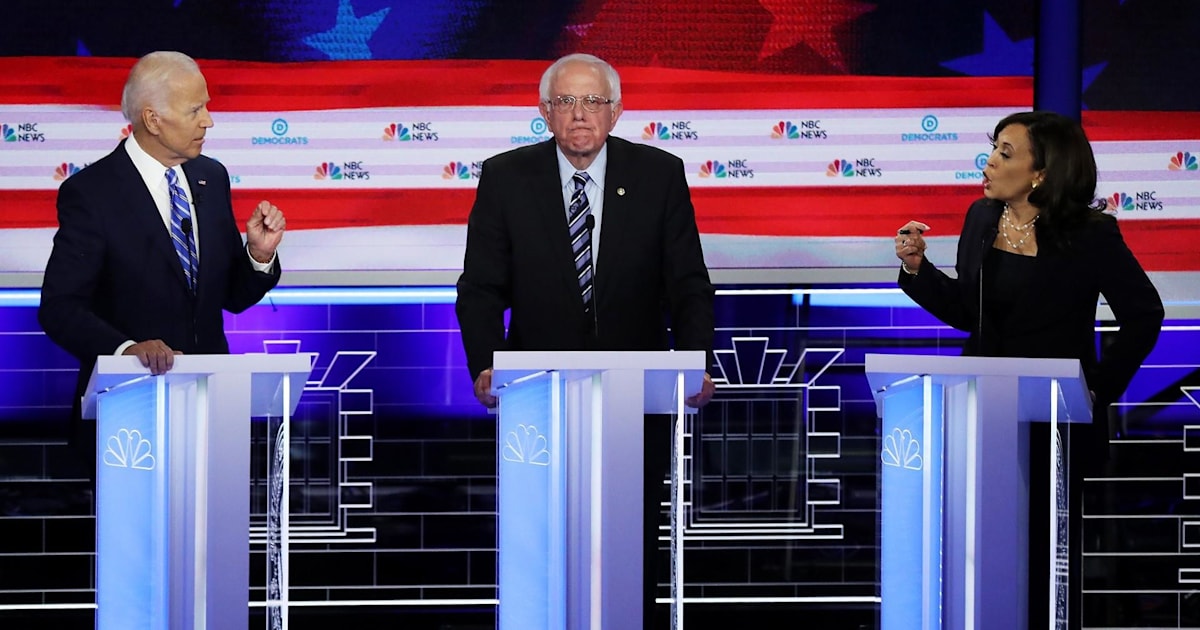 Democratic debate night 2: Harris grills Biden in tense exchange