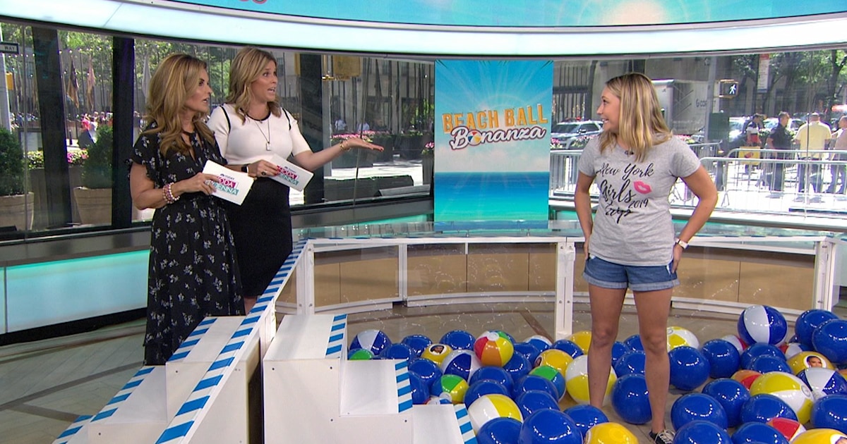 Beach Ball Bonanza! TODAY fan tries to win a summer vacation