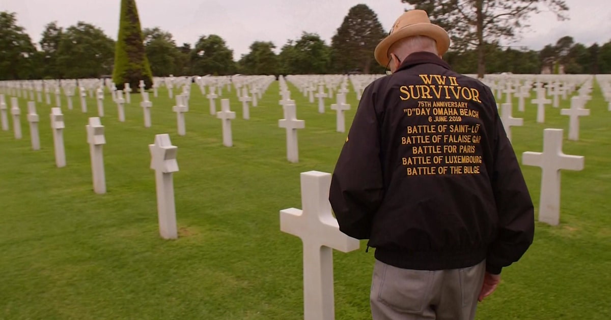 D-Day vet returns to Normandy as only surviving member of his unit