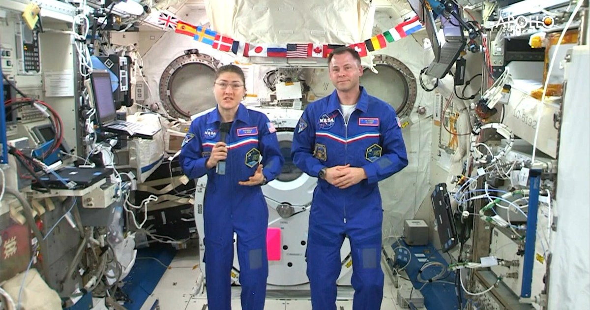 Astronauts reflect on Apollo 11’s 50th anniversary from space