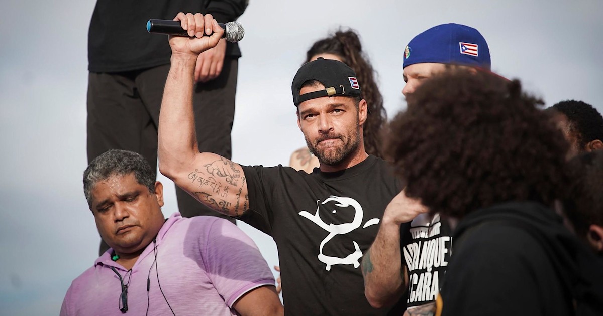 Ricky Martin, Lin-Manuel Miranda support Puerto Rico protests