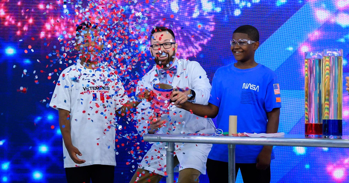 Mr. Science shares fun July 4th experiments
