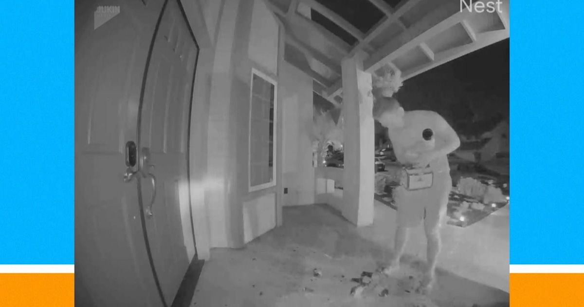 Beer bummer: Man drops his 6-pack right at his front door