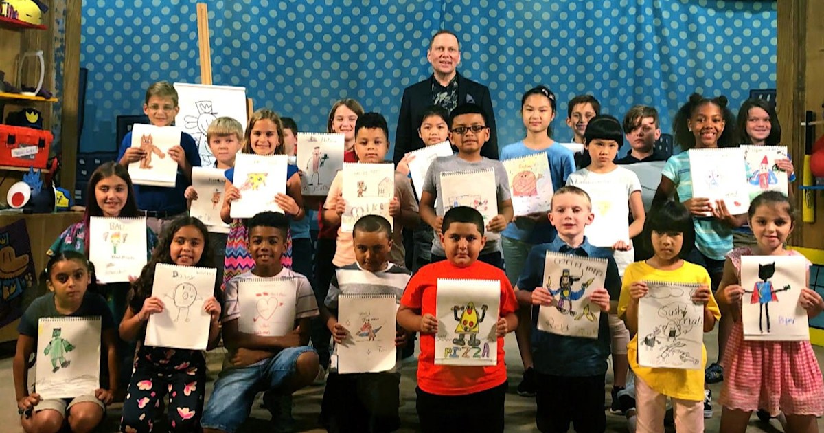 Author Dav Pilkey on getting kids excited about reading and art