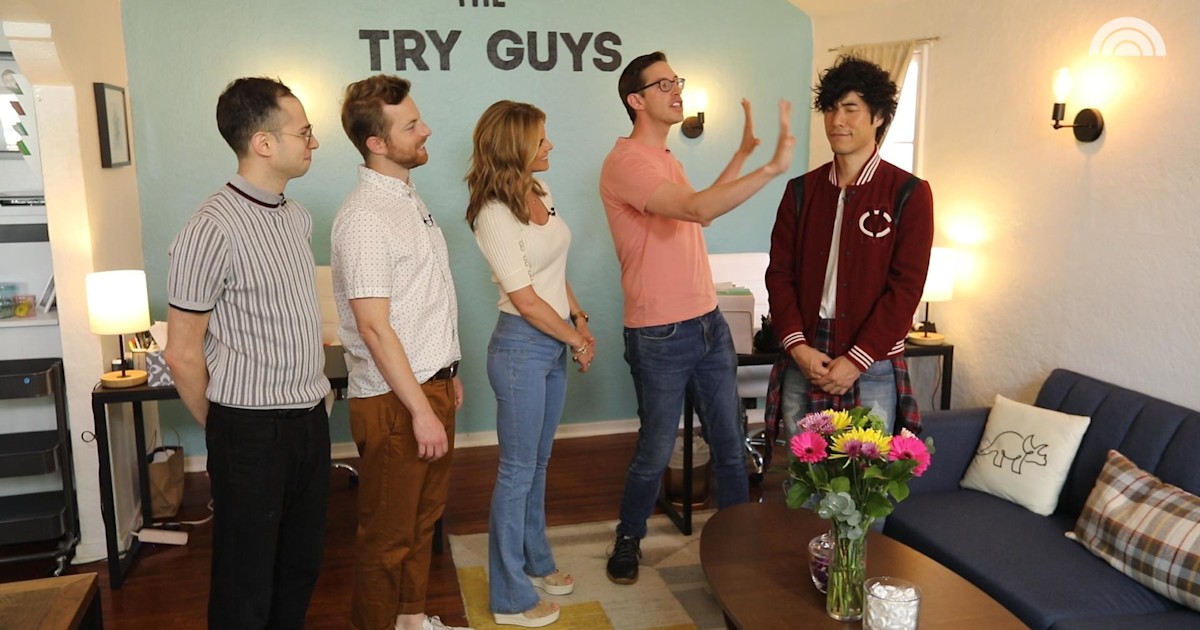 The Try Guys give behind-the-scenes tour of their studio