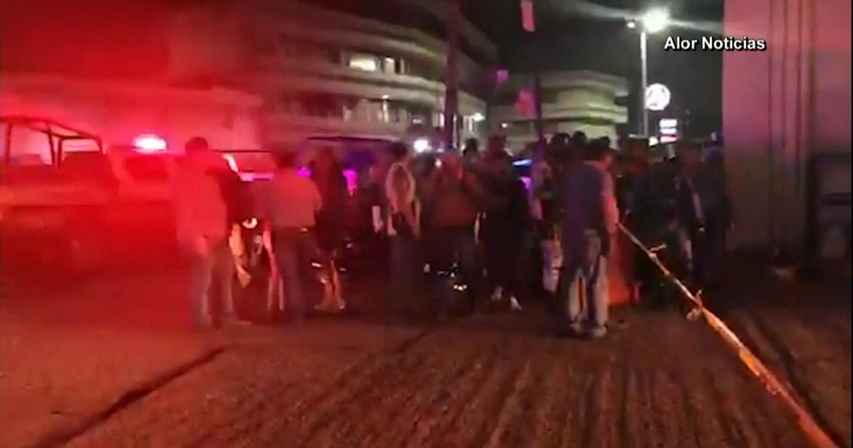 At least 23 dead in bar fire in Mexico