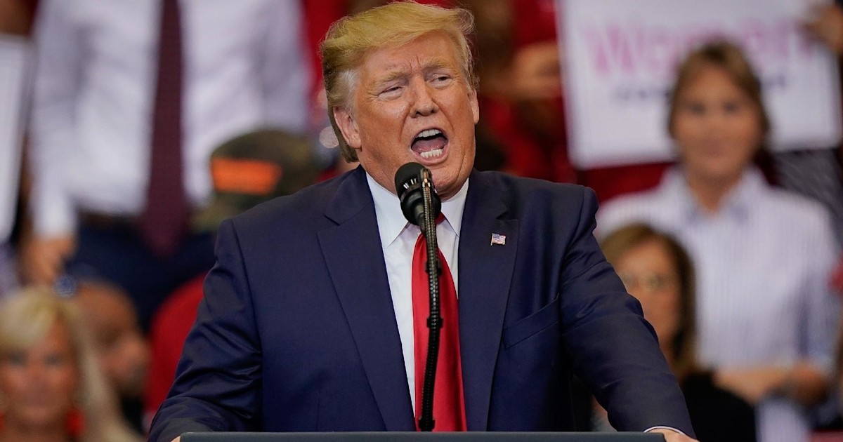 Trump takes aim at Democrats in post-debate rally