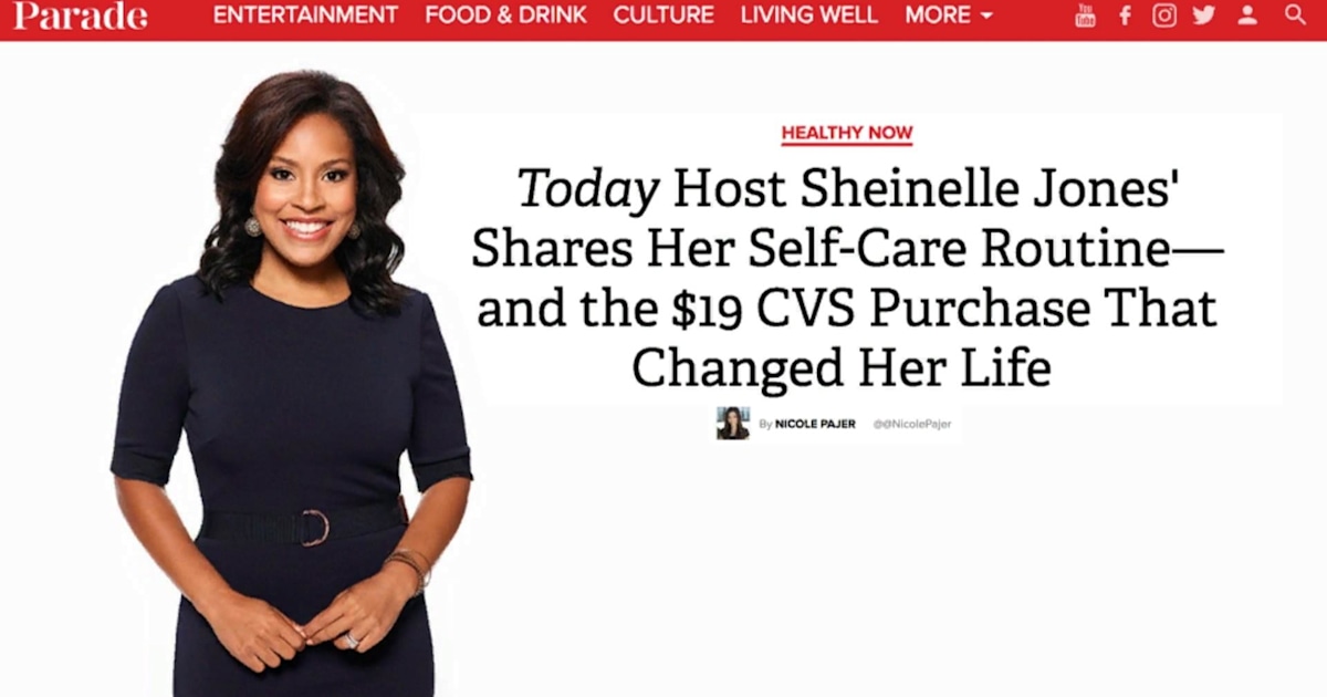 TODAY’s Sheinelle Jones featured in Parade magazine