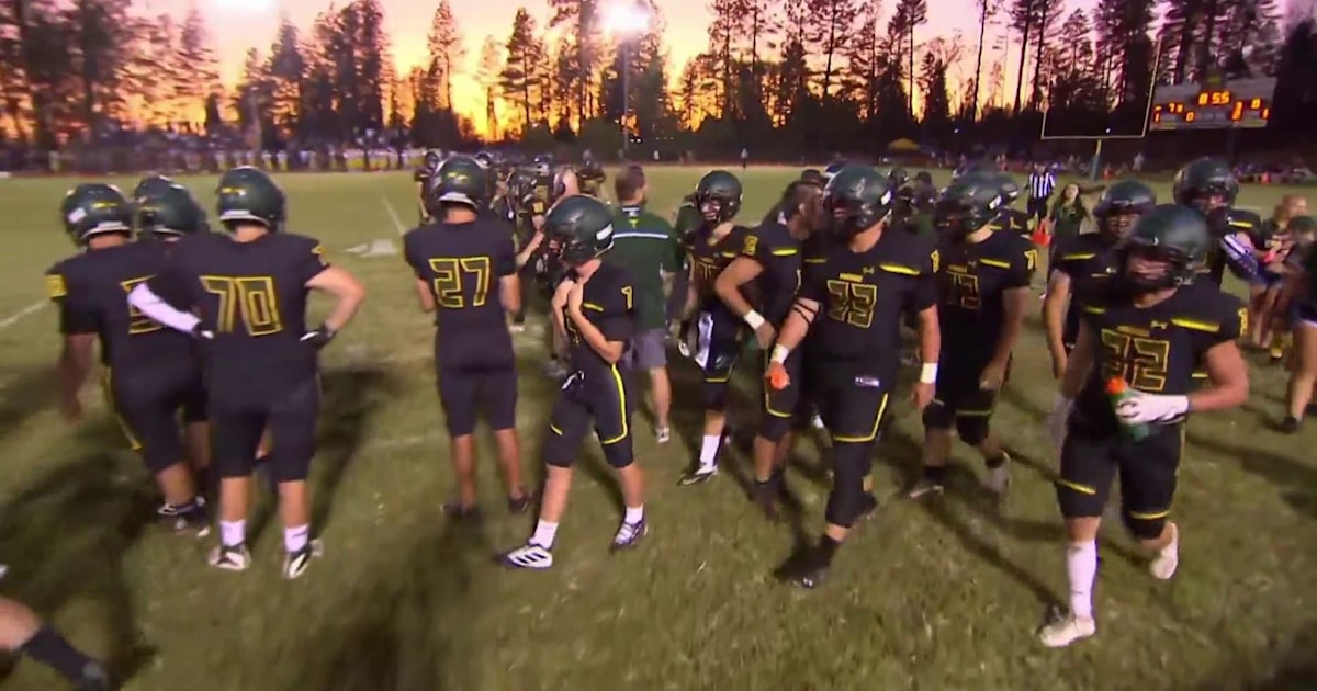 California high school football team makes a comeback after wildfires