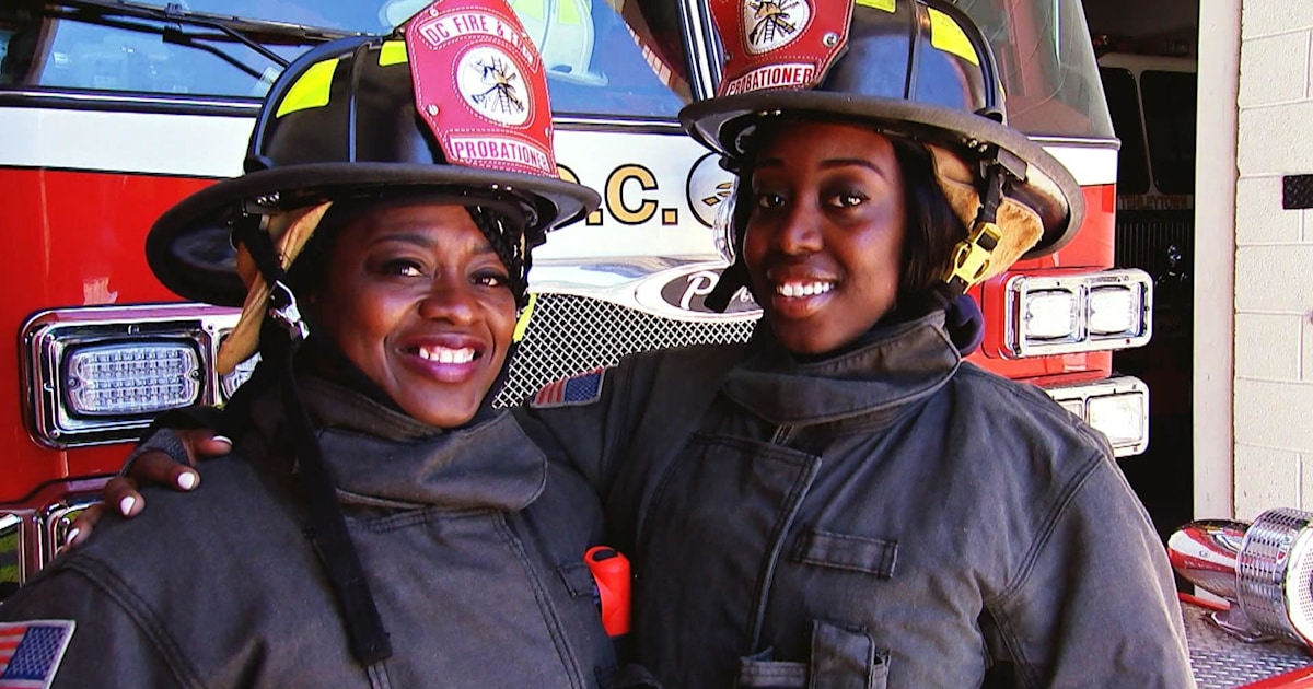 Mother and daughter are saving lives together as firefighters