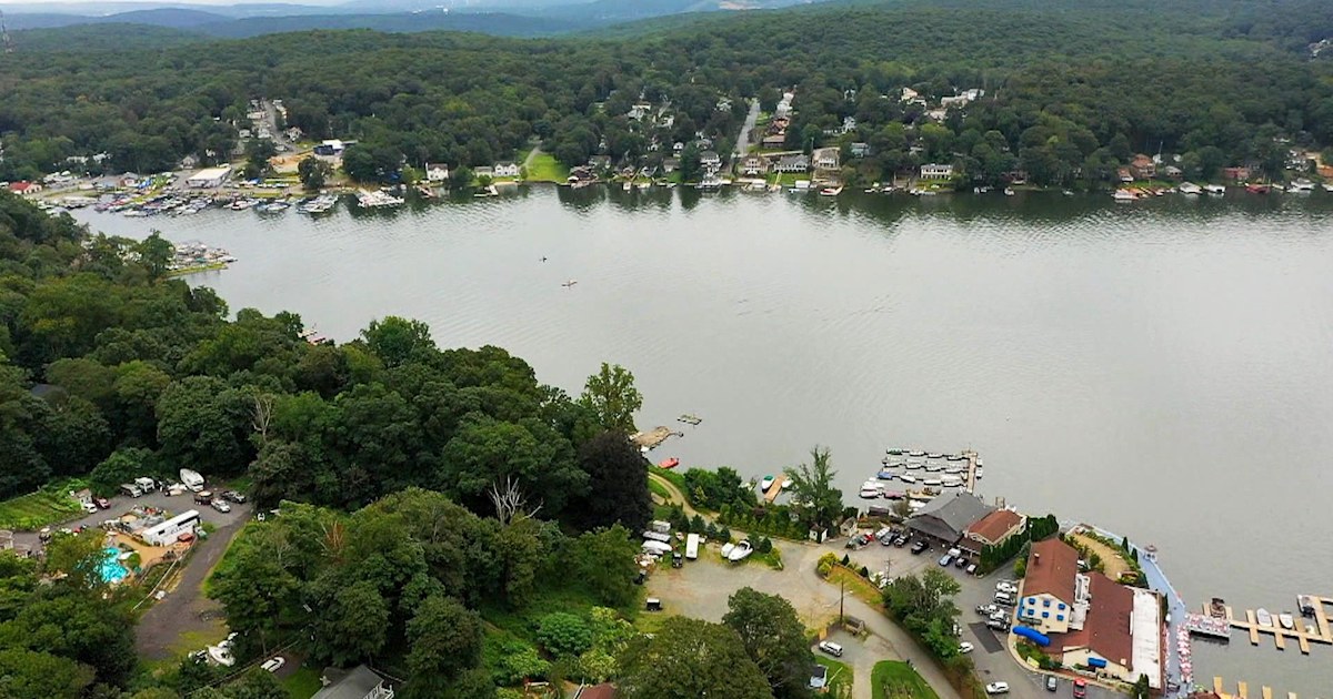 Lake Hopatcong in New Jersey reveals signs of climate change